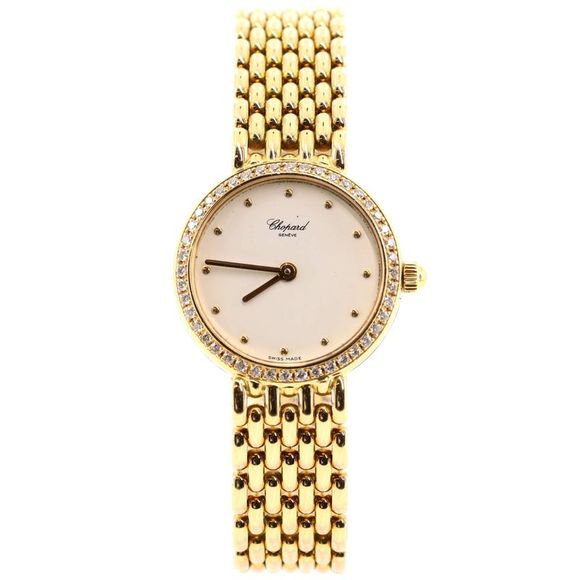 Chopard | Jewelry | Chopard Classic Round Quartz Watch Yellow Gold With ...